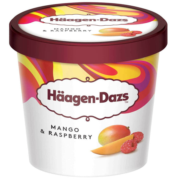 Haagen-Dazs Ice Cream Mango & Raspberry 100 ml | GETIT.QA