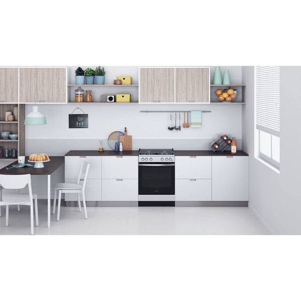 GETIT.QA | INDESIT GAS COOKING RANGE, 4 BURNERS, 60 X 60 CM, IS67G1PCX ...