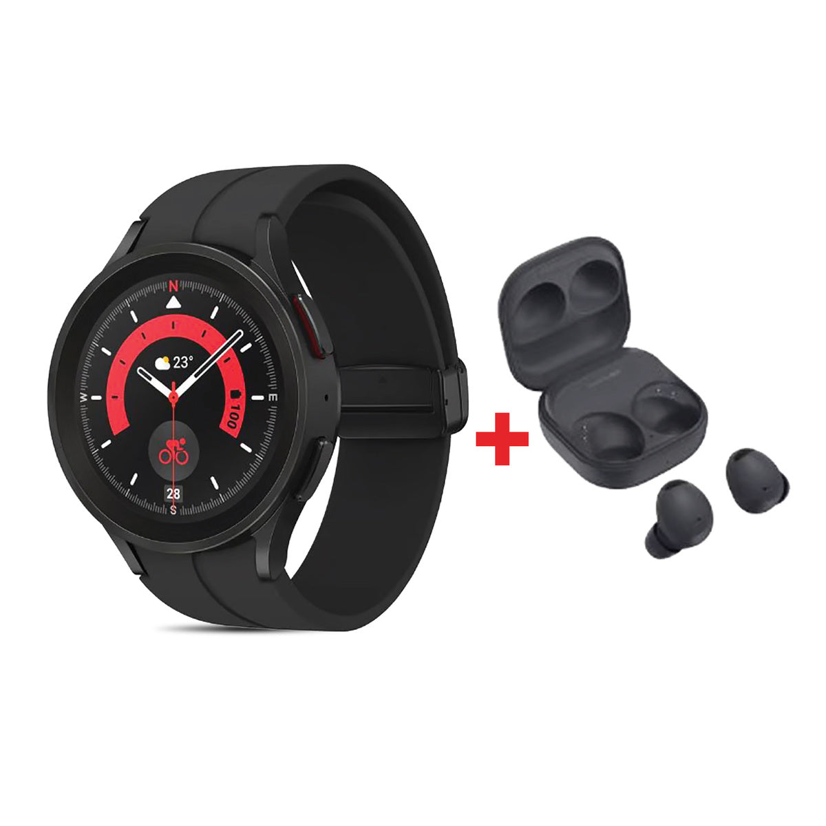 GETIT.QA | SAMSUNG GALAXY WATCH 5 PRO 45MM + BUD 2 PRO ASSORTED COLOR ...