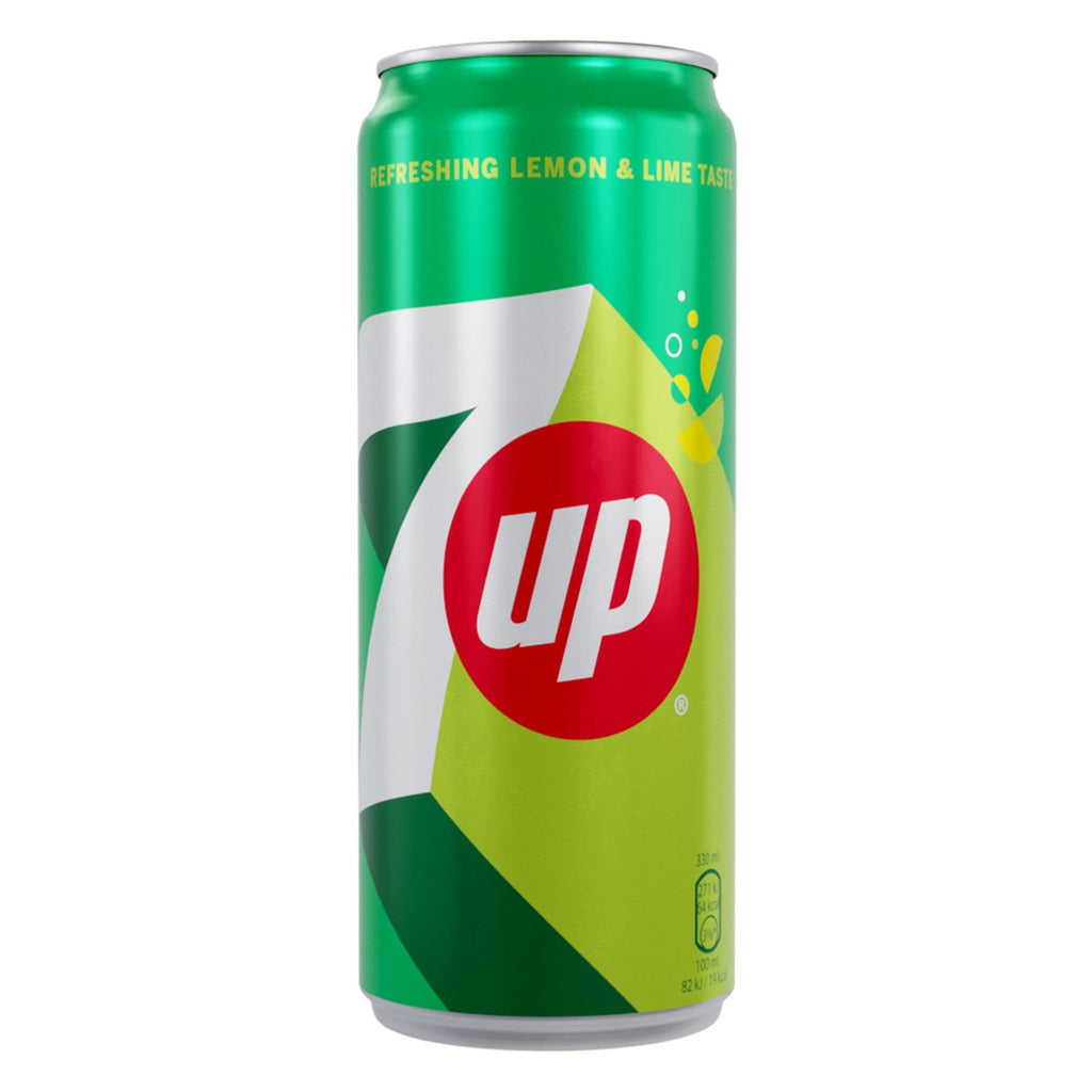 7UP CARBONATED SOFT DRINK CANS 330 ML | GETIT.QA