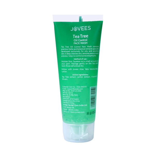 GETIT.QA | JOVEES TEA TREE OIL CONTROL FACE WASH 120 ML | COD available
