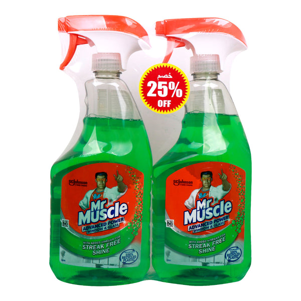 GETIT.QA | MR. MUSCLE ADVANCED POWER WINDOW & GLASS CLEANER VALUE PACK ...