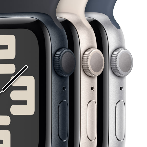GETIT.QA | APPLE WATCH SE GPS, STARLIGHT ALUMINIUM CASE WITH STARLIGHT ...