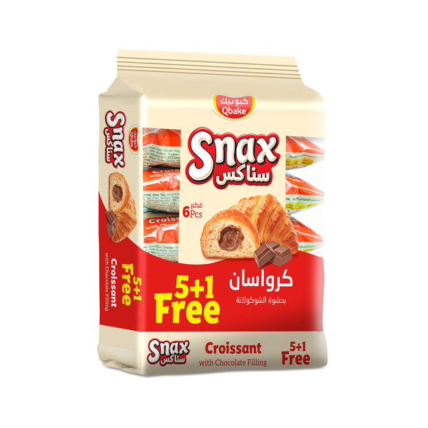 GETIT.QA | QBAKE SNAX CROISSANT WITH CHOCOLATE FILLING 60 G 5+1 | COD ...