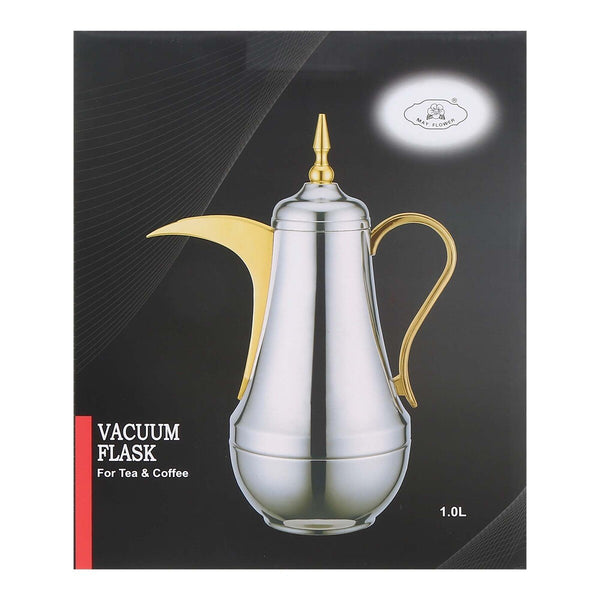 MayFlower Vacuum Flask, 1 L, ESC-A10, White Gold | GETIT.QA