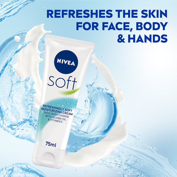 GETIT.QA | NIVEA MOISTURISING CREAM SOFT REFRESHING TUBE 75 ML | COD ...