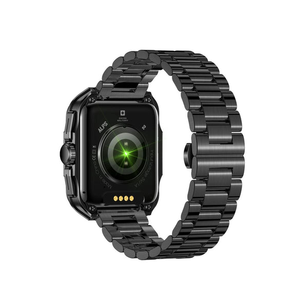 Swiss Military Smart Watch Alps 2,Gunmetal frame and Stainless Steel ...