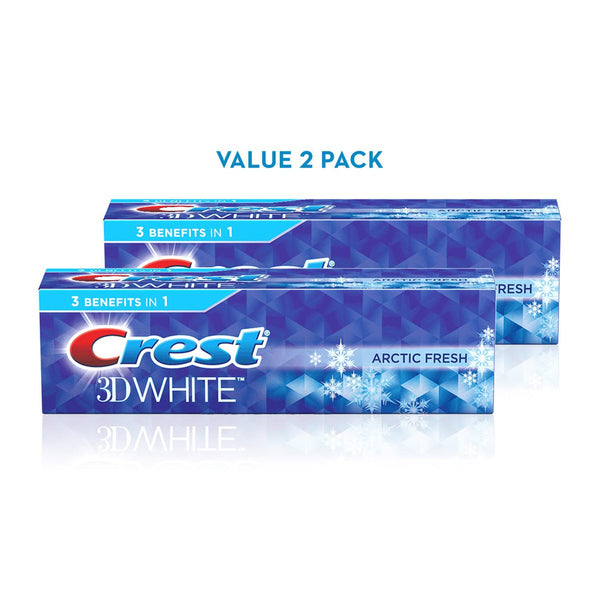 Crest 3D White Arctic Fresh Value Pack 2 x 75 ml | GETIT.QA