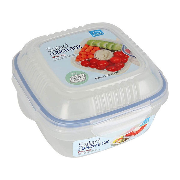 GETIT.QA | LOCK & LOCK SALAD CONTAINER WITH DIVIDER 8440 950ML | COD ...