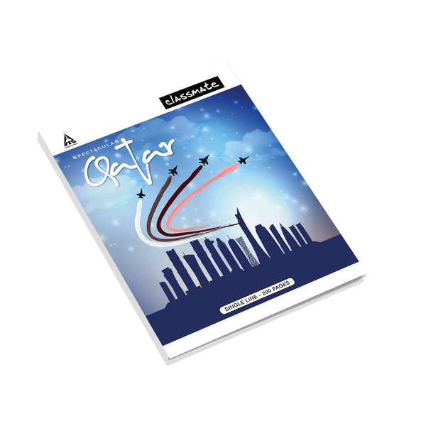 Classmate Note Book Single Line 200s Assorted | GETIT.QA