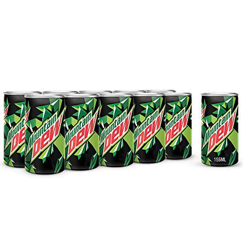 Mountain Dew Carbonated Soft Drink Mini Cans 150 ml | GETIT.QA