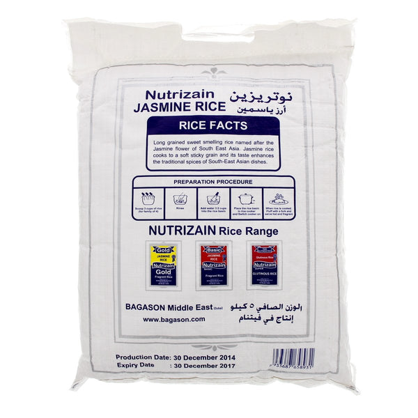 Nutrizain Jasmine Rice Basic 5 kg | GETIT.QA