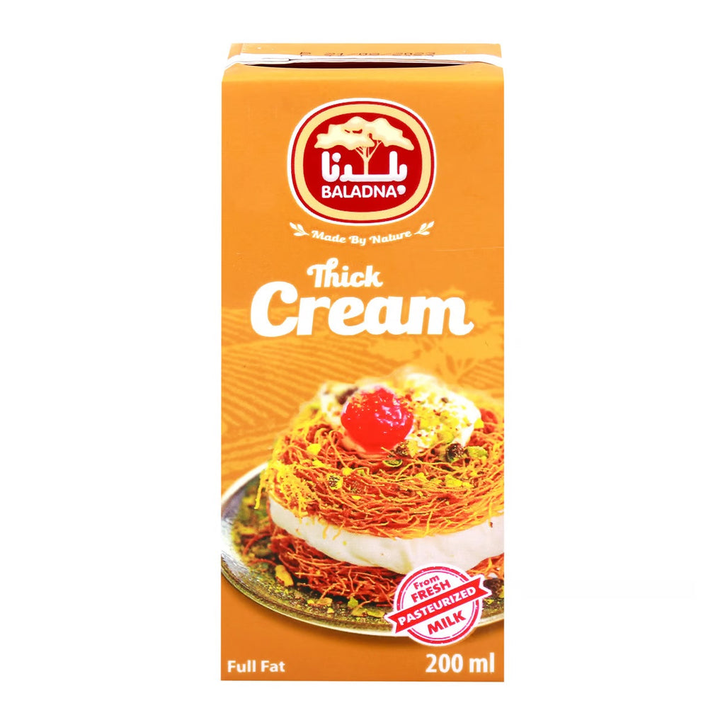 Baladna Thick Cream Full Fat 200 ml | GETIT.QA