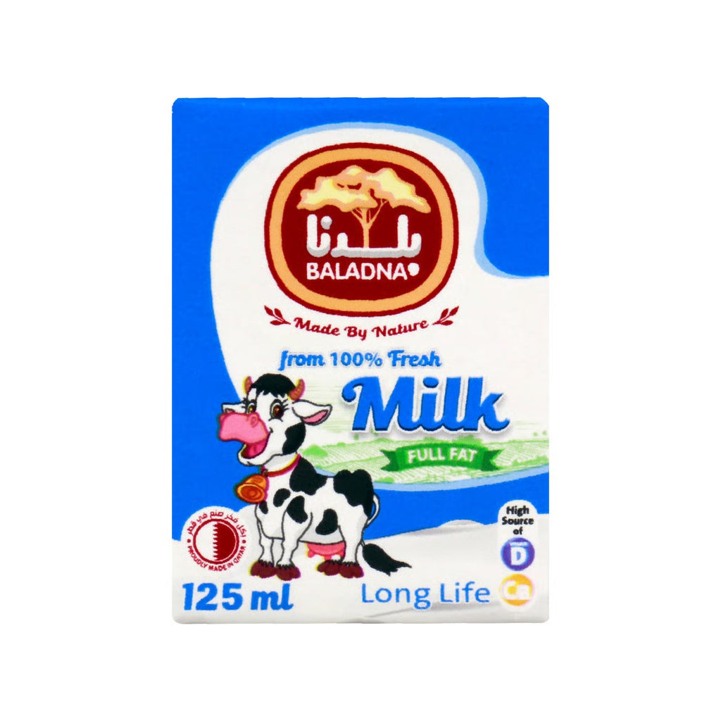GETIT.QA | BALADNA UHT FRESH MILK FULL FAT 125ML | COD available