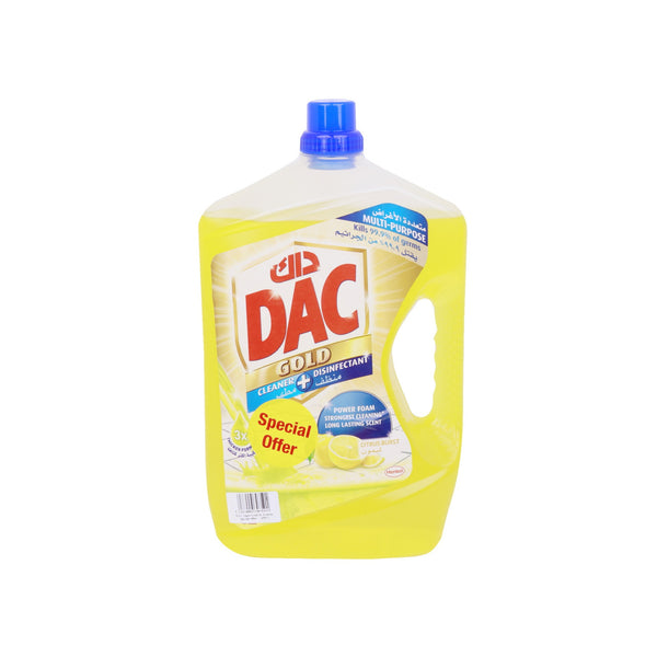 Dac Cleaner + Disinfectant Gold Citrus Burst 3 Litre | GETIT.QA