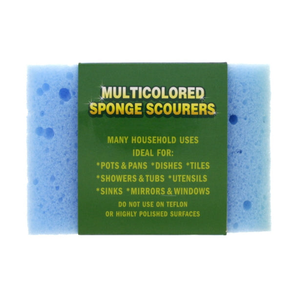 Home Mate Multi Colored Sponge Scourers 6pcs | GETIT.QA