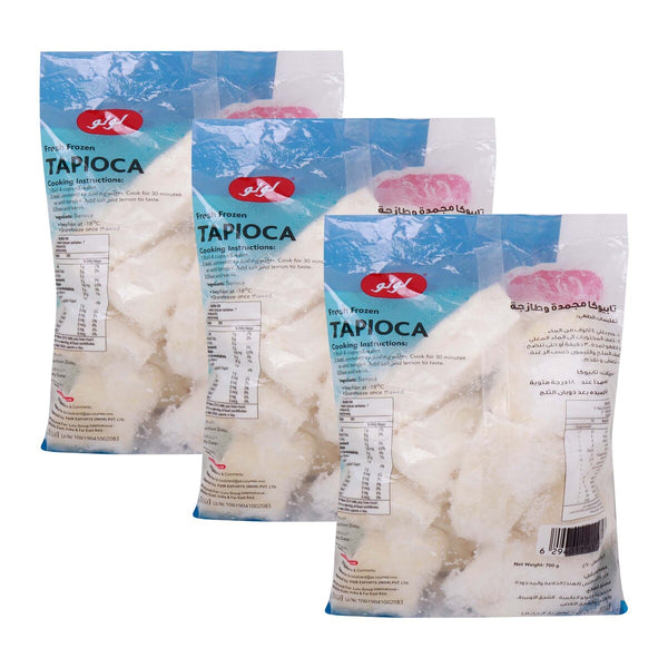 Lulu Fresh Frozen Tapioca, 3 Pcs, 700 g | GETIT.QA