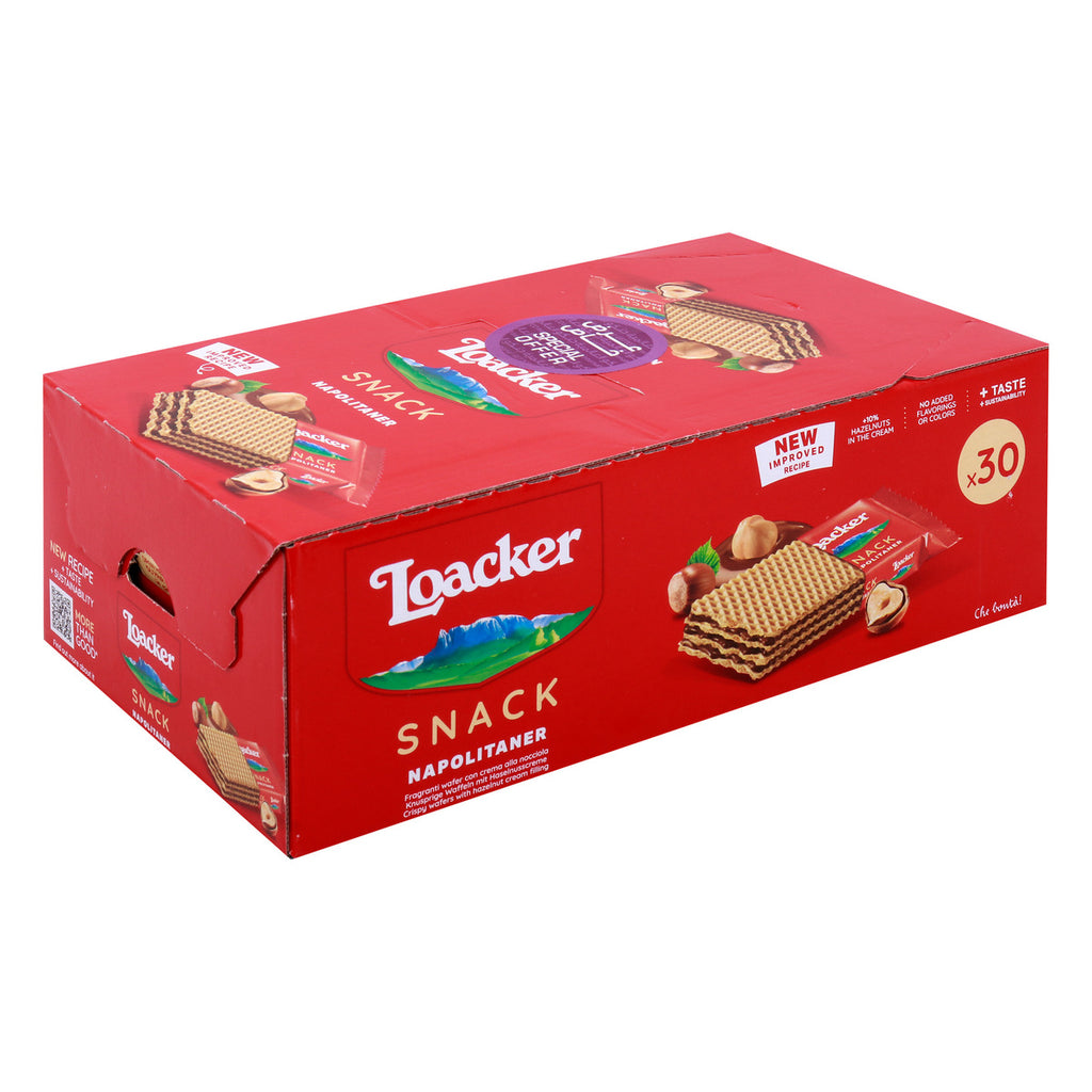 Loacker Classic Wafer, 30 x 17.2 g | GETIT.QA