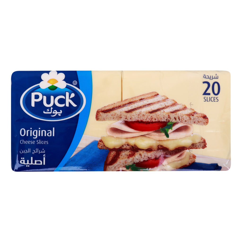 GETIT.QA | PUCK CHEESE SLICES ORIGINAL-- 400 G | COD available