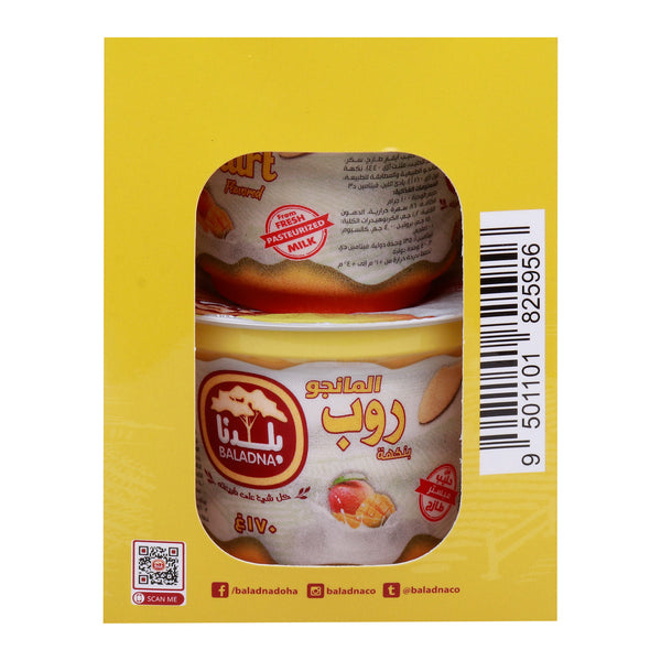 Baladna Mango Flavoured Yogurt, 4 x 170 g | GETIT.QA