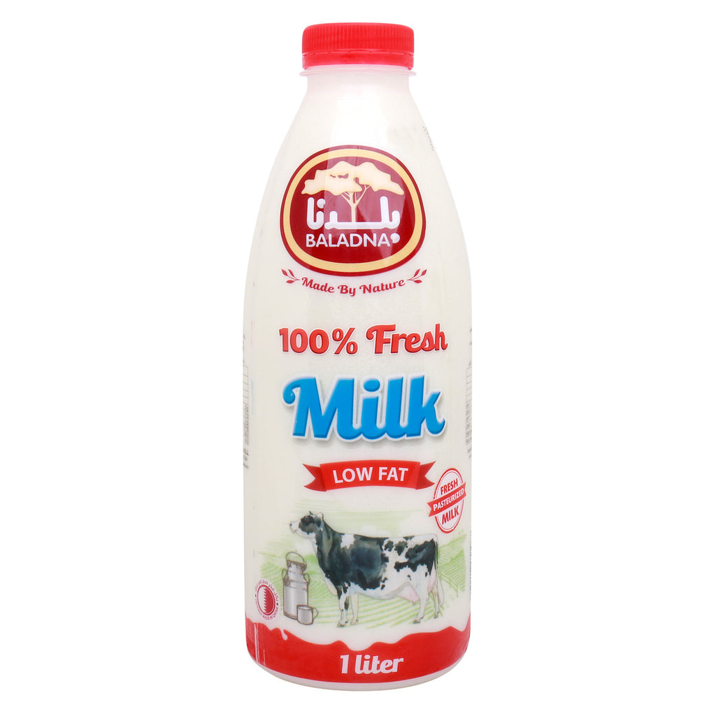 Baladna Fresh Milk Low Fat 1Litre | GETIT.QA