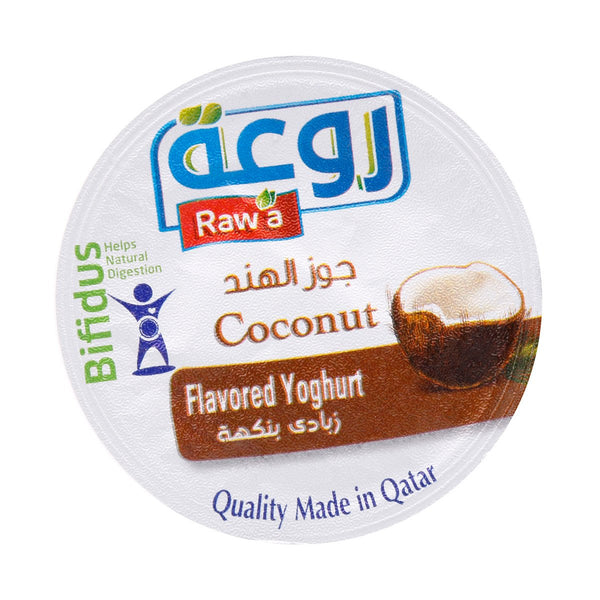GETIT.QA | RAWA COCONUT FLAVORED YOGHURT LOW FAT 100G | COD available