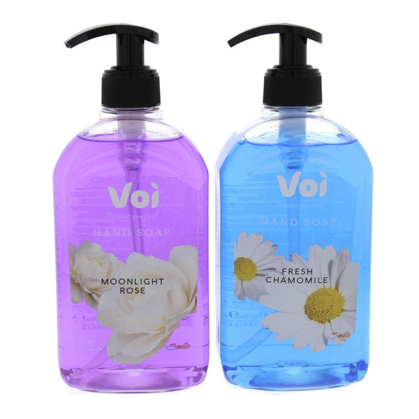 Voi Hand Soap Fresh Chamomile 500ml + Moonlight Rose 500ml | GETIT.QA