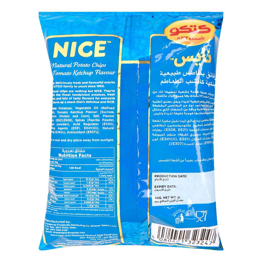Kitco Nice Tomato Ketchup Potato Chips 30g | GETIT.QA