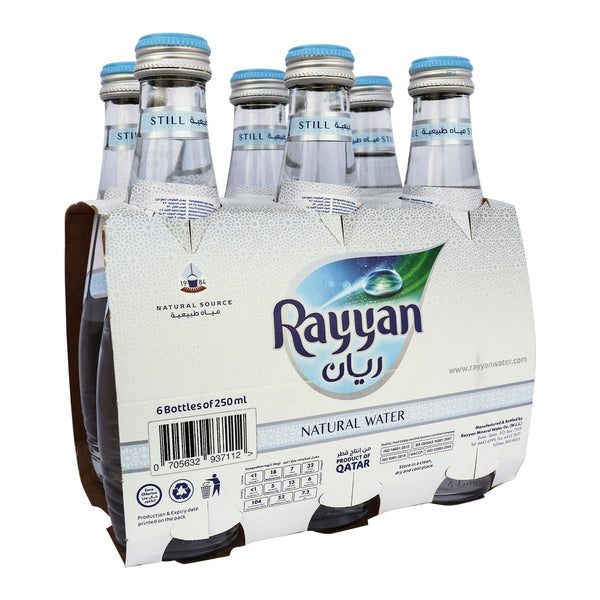 Rayyan Natural Water Glass Bottle 250ml | GETIT.QA