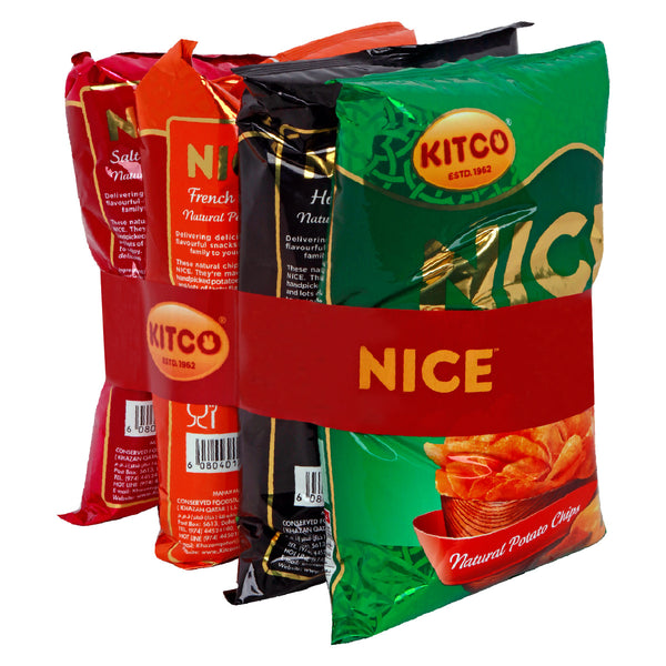 Kitco Nice Potato Chips Assorted 4 x 80g | GETIT.QA