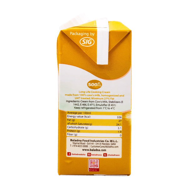 Baladna Cooking Cream 500ml | GETIT.QA