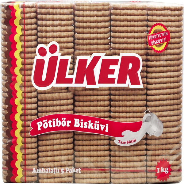 Ulker Petit Beurre Biscuits 5 Packages In 1 1000g | GETIT.QA