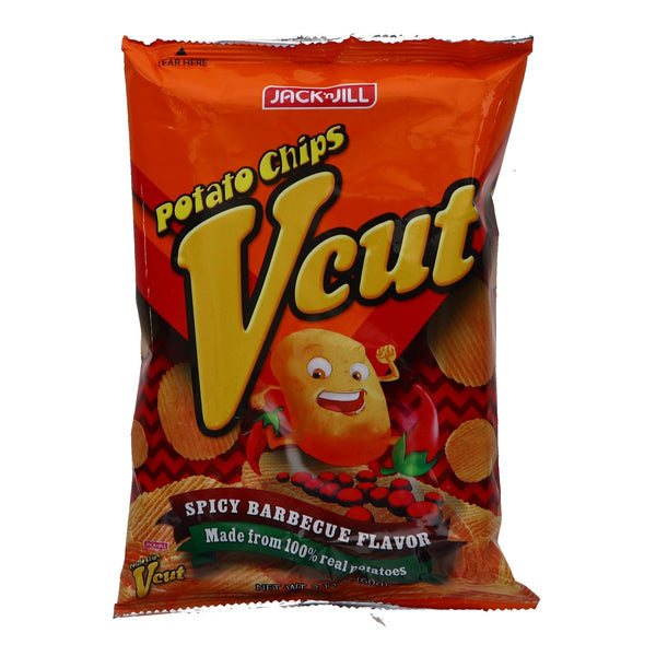 Jack N Jill Potato Chips V Cut Spicy Barbeque 60g | GETIT.QA