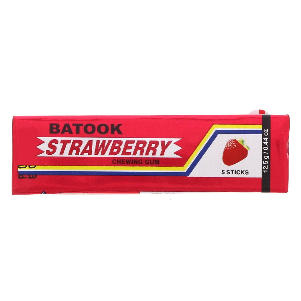 Batook Strawberry Chewing Gum 12.5g x 20pcs | GETIT.QA