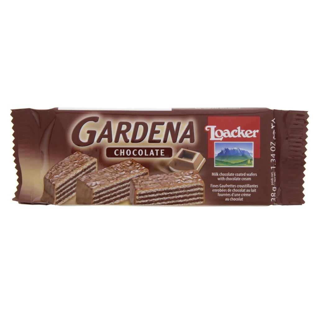 Loacker Gardena Milk Chocolate Coated Wafers With Chocolate Cream 38g ...