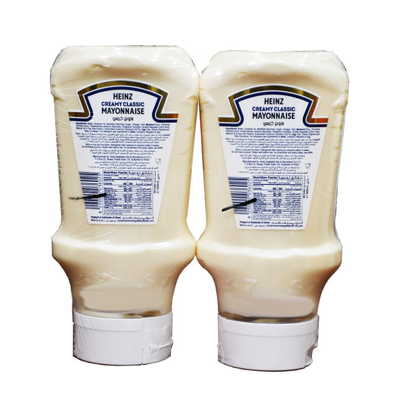 GETIT.QA | HEINZ CREAMY CLASSIC MAYONNAISE 2 X 400ML | COD available