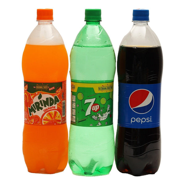 Pepsi, 7Up, Mirinda Value Pack 3 x 1.25Litre | GETIT.QA