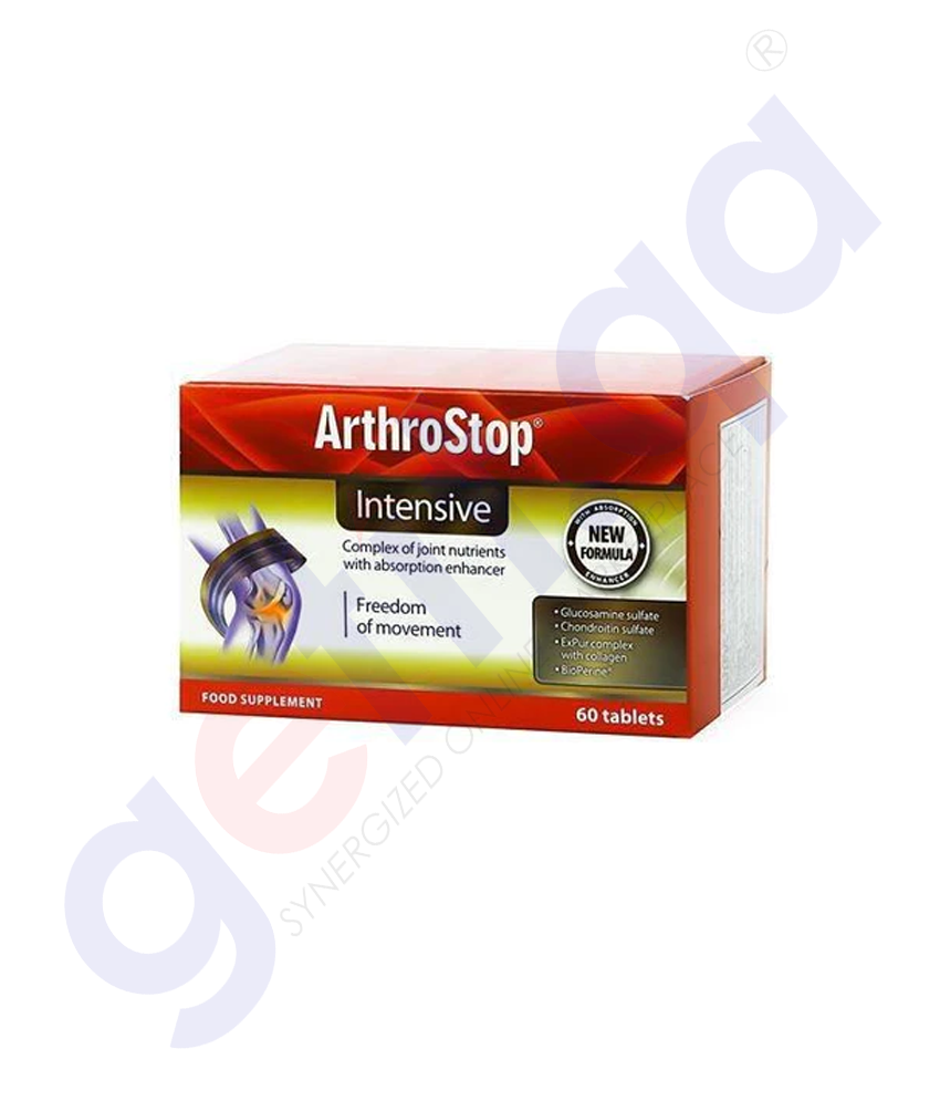 GETIT.QA | Buy ARTHROSTOP INTENSIVE 60 TABLETS Doha Qatar